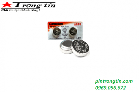 Pin AG10 Camelion, Pin LR1130, LR54, 189 Alkaline 1.5v