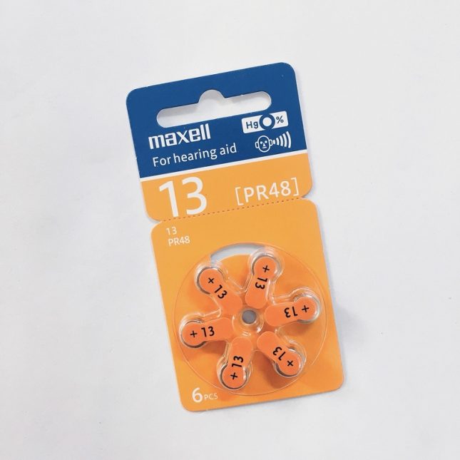 Pin máy trợ thính Maxell PR48 (13) Chính hãng tại Hà Nội | Pin Trọng Tín