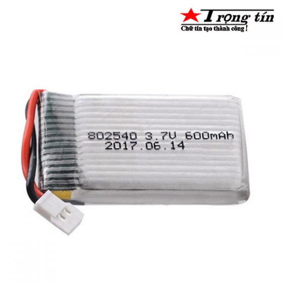 Pin sạc Li-polymer 3.7v 802540 600mah 100% Chính Hãng